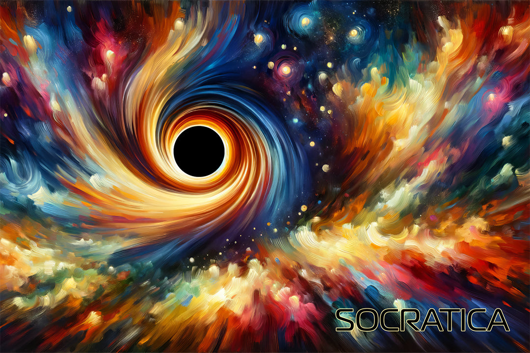Event Horizon (Black Hole poster) – Socratica