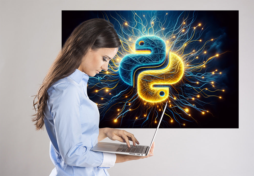 Python Electric (poster) – Socratica